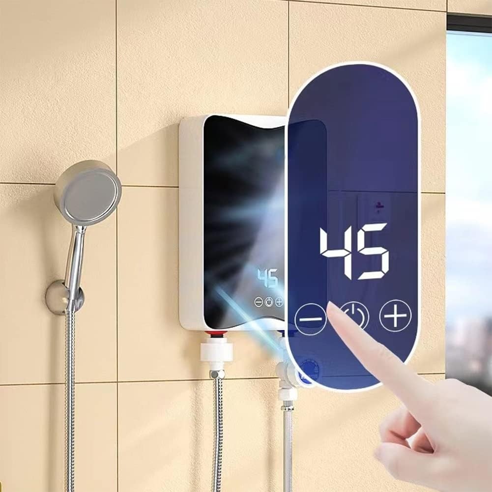 Boiler electric instant pentru apa calda, fara rezervor, cu afisaj ...