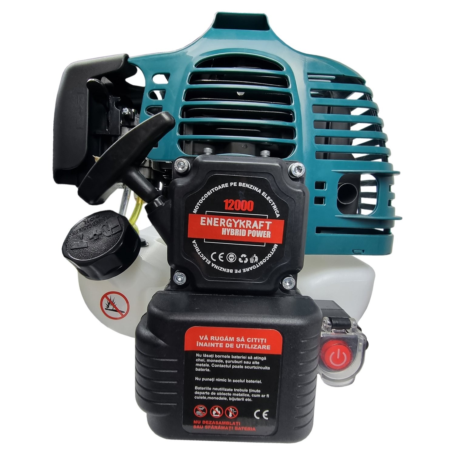 Motocoasa pe benzina EnergyKraft HYBRID Power 12000, 7.5CP, pornire ...